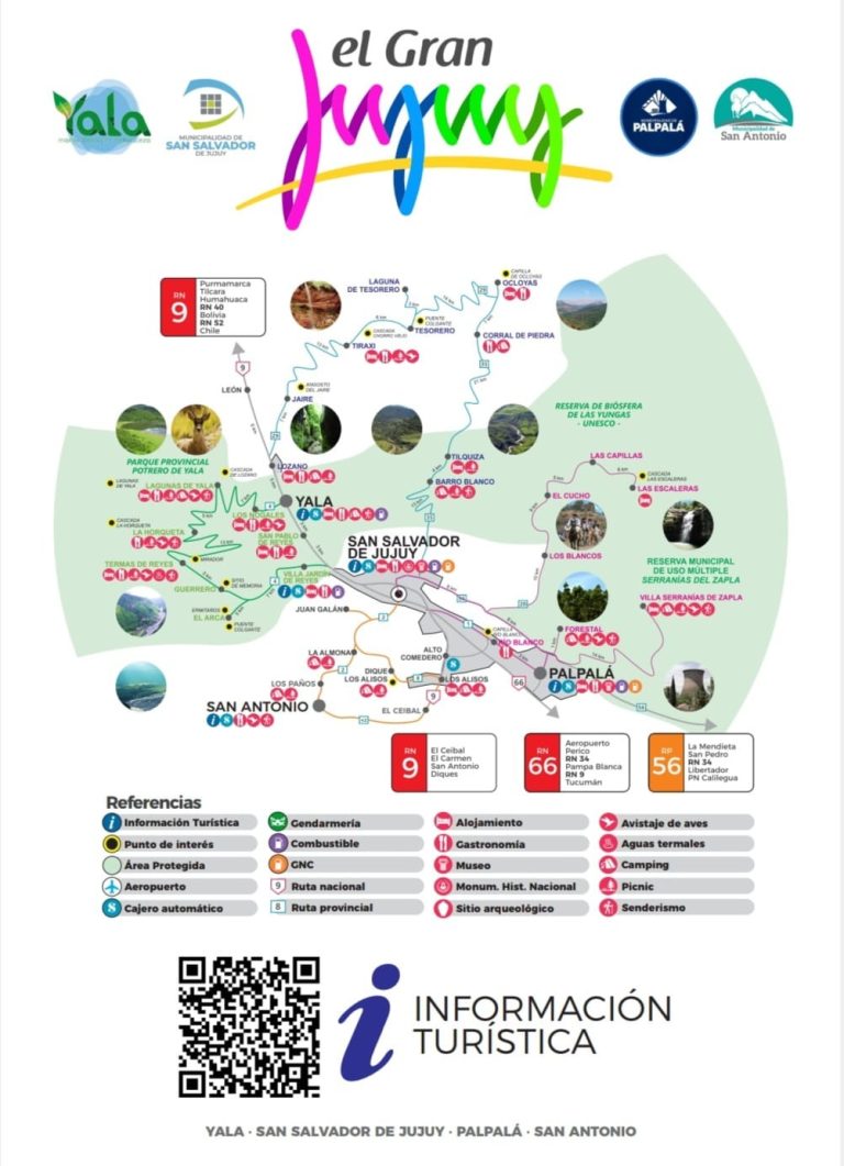 Presentaron el Mapa Turístico del Gran Jujuy, en una nueva acción para ...